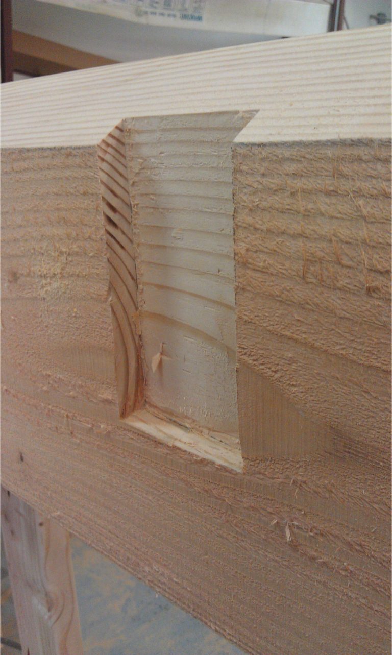 Jack Rafter Housing in Hip Rafter - Kenai Timber Frames